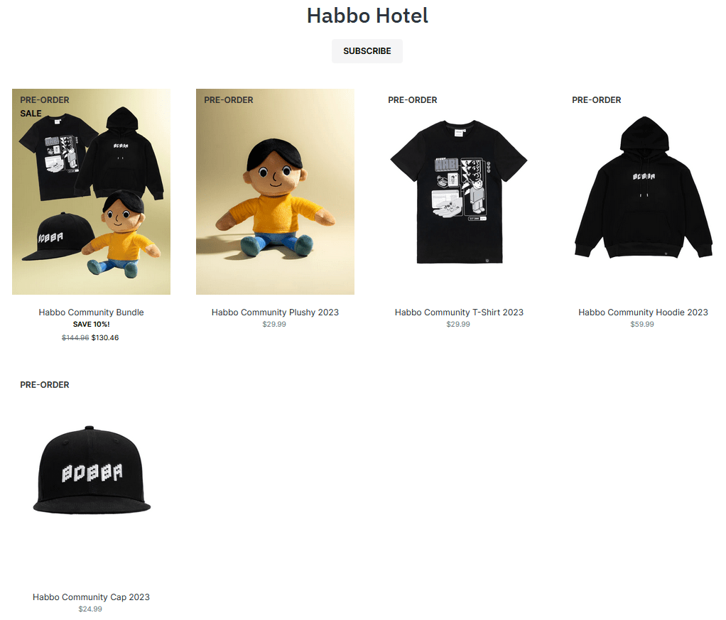 [NFT] Preventa: Habbo Merchandising 2023 – HabboTemplarios